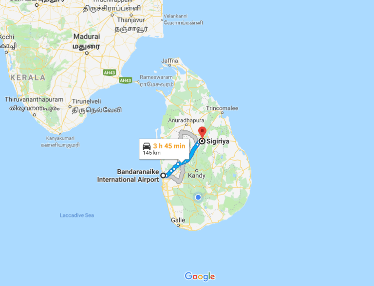 Sigiriya Guide Map – Sigiriya Sri Lanka